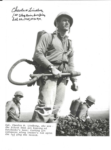 Charles Lindberg Won Silver Star For Bravery Inscribed Photograph At ...