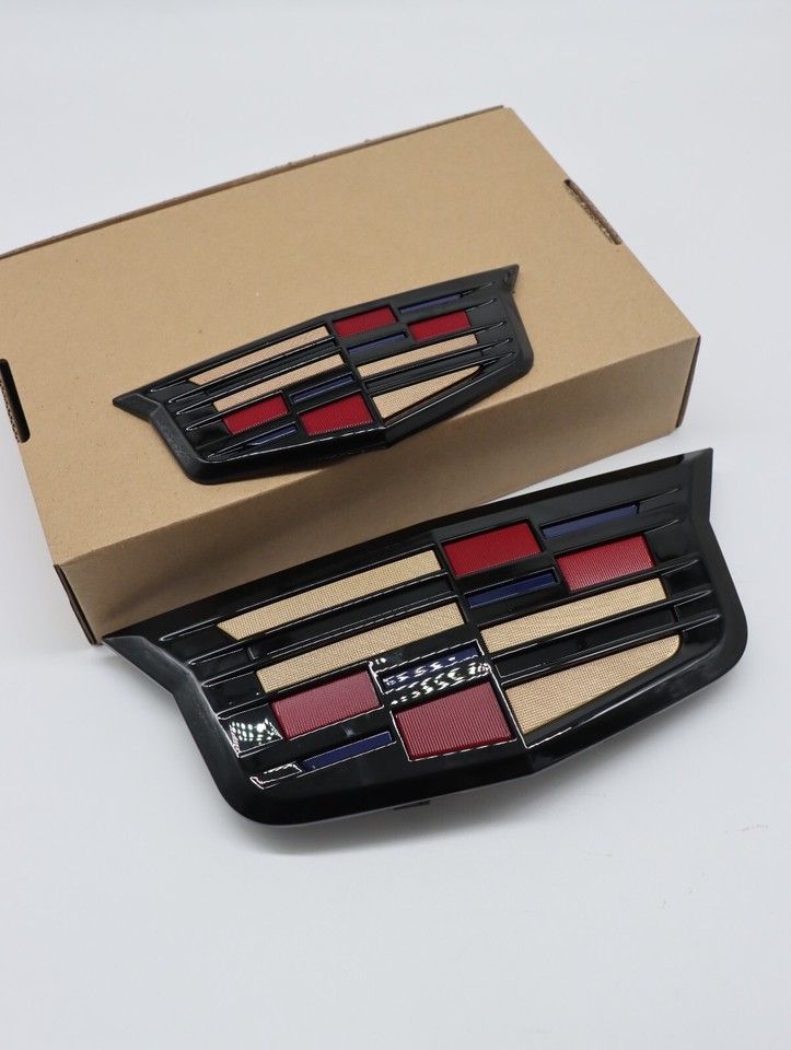 Clip-On Front Badge & Rear Sticker Emblem For 2015-2017 CT6 XT5 XTS ATS ...