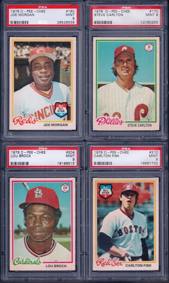 PSA 9 1978 OPC O-pee-chee #196 Bruce Sutter Chicago Cubs ROOKIE HOF ...