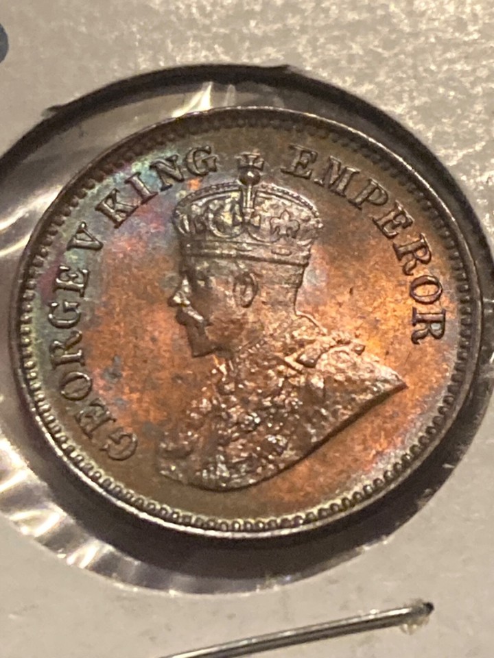 BRITISH INDIA 1936 KING GEORGE V 1/2 PICE RARE COPPER COIN | eBay