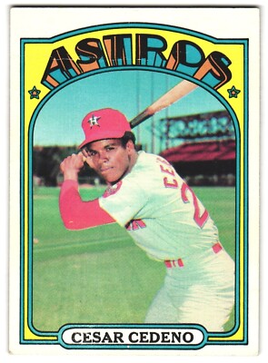Cesar Cedeno 1972 Topps MLB Card #65 | eBay