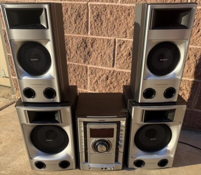 Sony MHC-LX10000 Mini Hi-Fi 4-Speaker Stereo System CD Changer 520W ...
