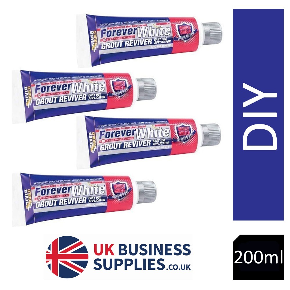 Everbuild Forever White Grout Reviver 200ml DIY Tiling Supplies | eBay