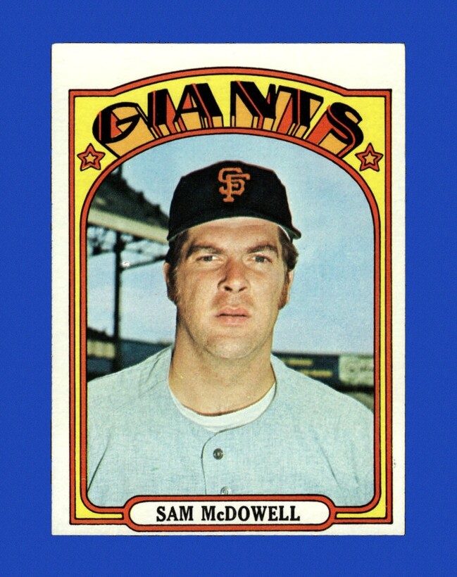1972 Topps Set-Break #720 Sam Mcdowell VG-VGEX (crease) *GMCARDS* | eBay