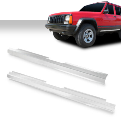 Slip-on Rocker Panel Left & Right Fit For 84-01 Jeep Cherokee Wagoneer ...