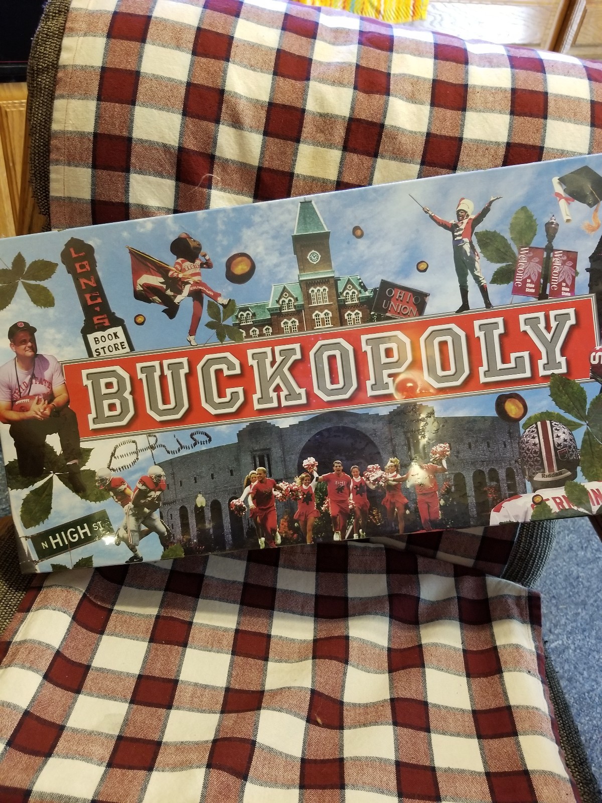 Buckopoly Board Game Ohio State University Monopoly Game Late for the ...