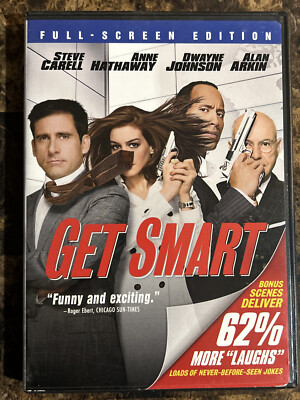 Get Smart DVD - Full Screen Edition-Steve Carell, Anne Hathaway, Dwayne ...