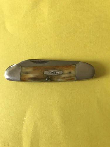 Beautiful Old Rare stag CASE CANOE # 52131 XX USA, Never Carried Or ...