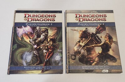Dungeons & Dragons: Player's Handbook 2 & 3 - Roleplaying Game Core ...