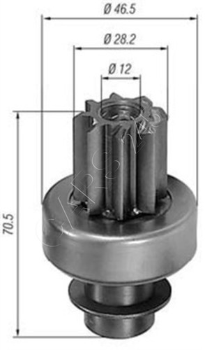 Starter Drive Fits NISSAN-DATSUN Cherry Sentra SUBARU Justy | eBay