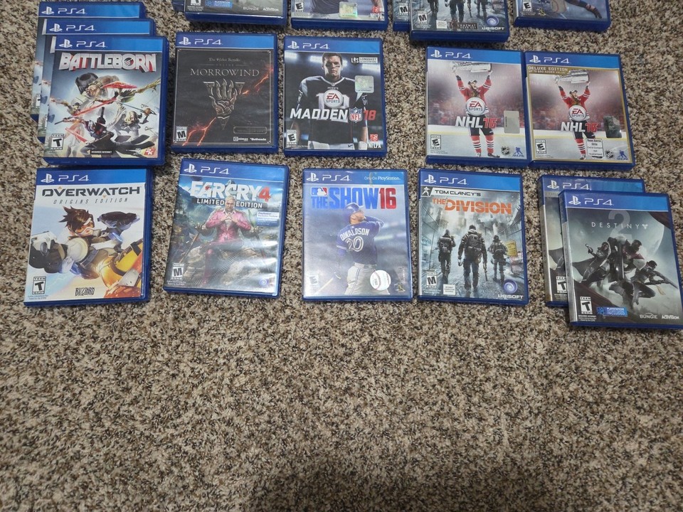 Sony Playstation 4 PS4 Game Bundle Lot of 29 Games - Untested | eBay