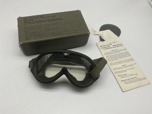 US Military GI Sun, Wind, and Dust" Goggles 8465010042893r With Dark ...