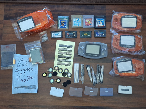 MIXED LOT NEW & USED Nintendo Game Boy Advance 8 GAMES 6 NEW SHELLS ...