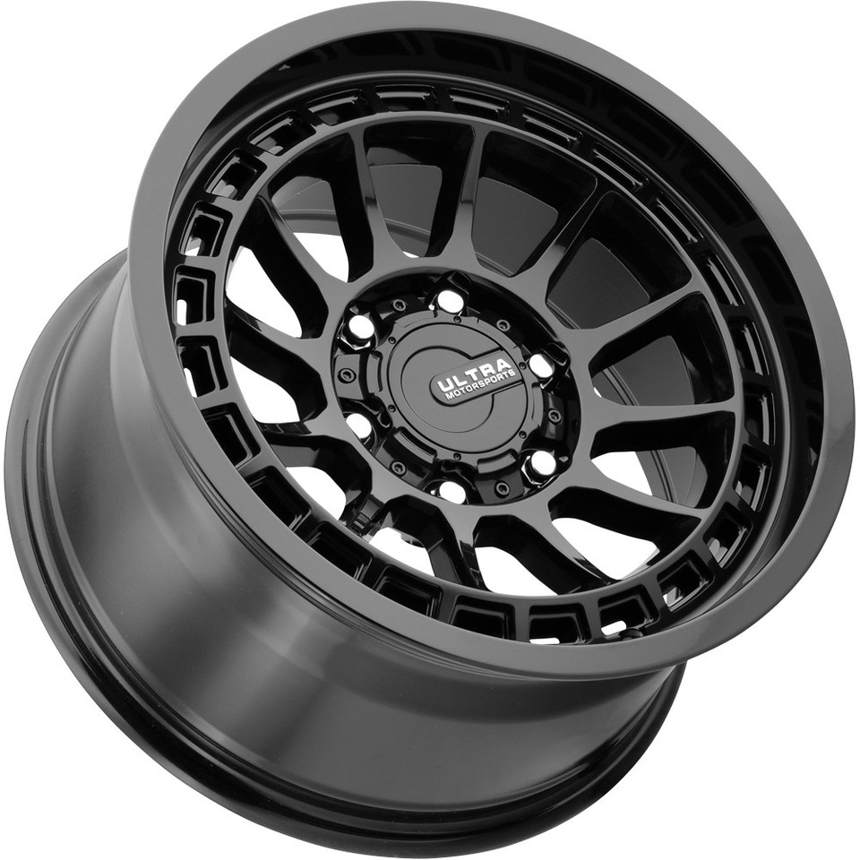 (Set of 4) Ultra 116 Atlas 18x9 6x135 +18mm Gloss Black Wheels Rims 18 ...