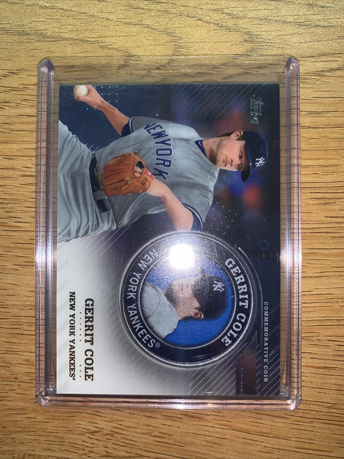 2020 TOPPS SERIES 2 GERRIT COLE COMMEMORATIVE TOPPS PLAYER MEDALLION # ...