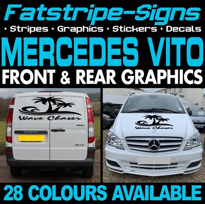 to fit MERCEDES VITO SWB LWB GRAPHICS STICKERS STRIPES DECALS CAMPER ...