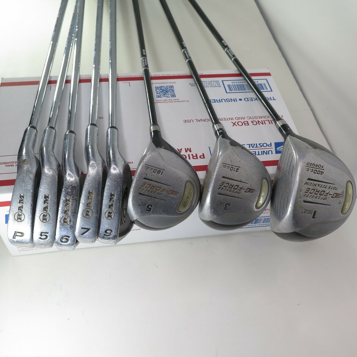Ram G Force Oversize Golf Club Set 5,6,7,9, PW Irons 1,3,5 Ram G Force Oversize Golf Club Set 5,6,7,9, PW Irons 1,3,5