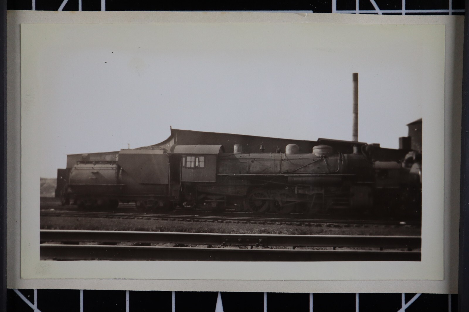 Vtg Train Photo 3046 Steam Engine Erie RR 2-8-2 Avoca PA P00122 | eBay