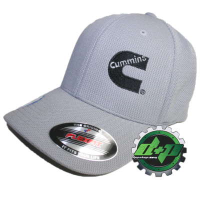 Cummins summer mesh cummings hat gray cap fitted flex moisture wicking ...