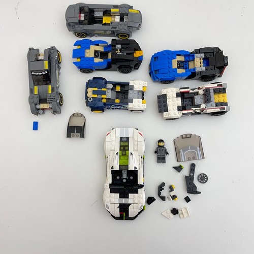 LEGO® SPEED RACERS - Bulk Lot x7 cars - 80% Complete or better w/ fig ...