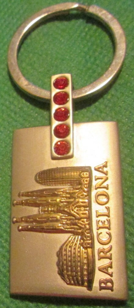BARCELONA Spain metal Souvenir keyring key chain keychain 2" | eBay