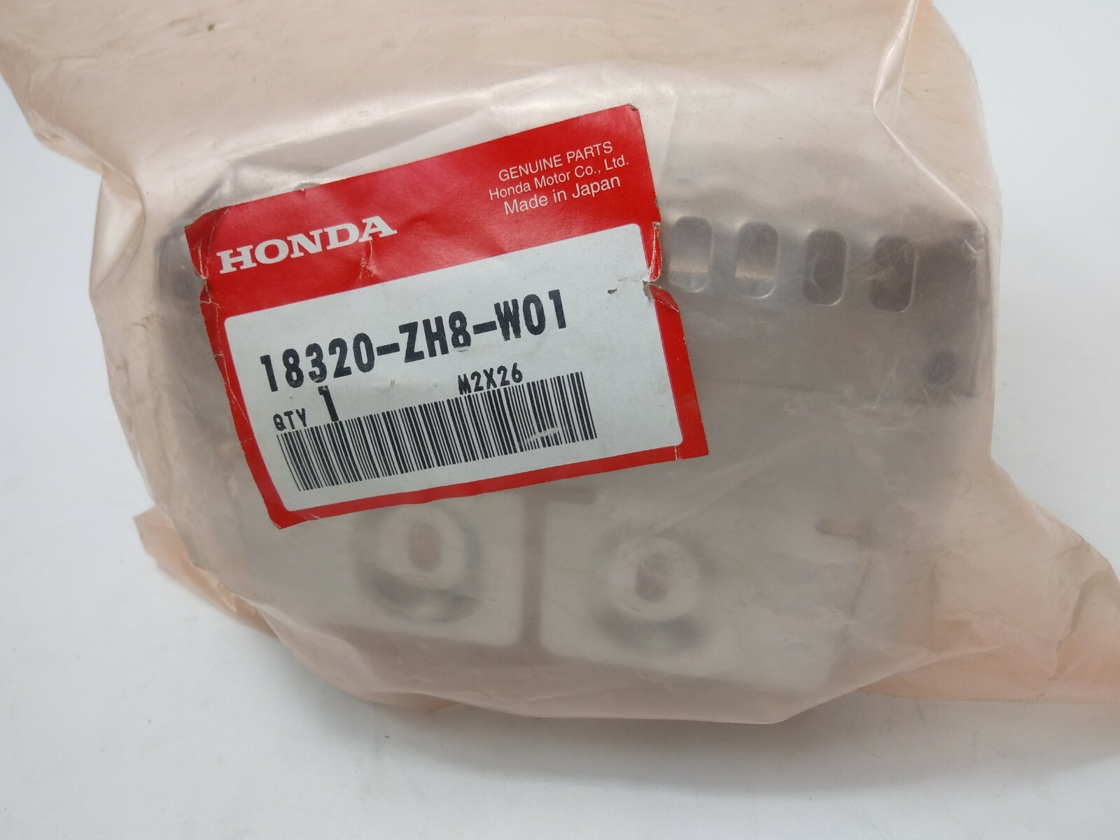 Genuine Honda Muffler Protector 18320-ZH8-W01. OEM. Replaces 18320-ZH8 ...