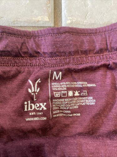 IBEX MEN'S Shorts SPRINGBOK LINED 7" Merino Wool RED Lined Running ...