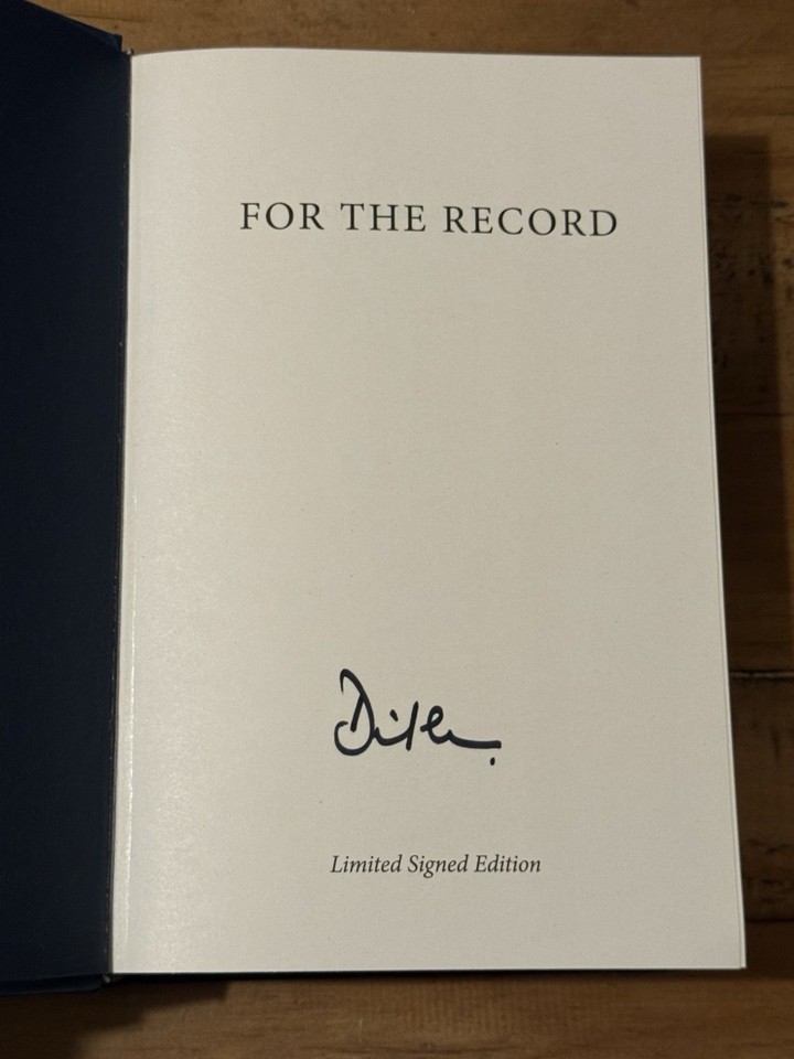 David Cameron - British Prime Minister - For The Record 1st Edition ...