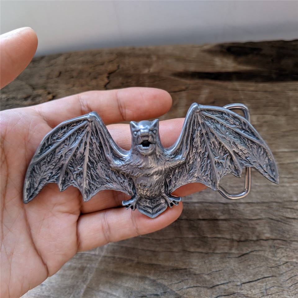 3D Bat Belt Buckle - Western Cowboys Belt Buckle - Mens Womens Belt ...