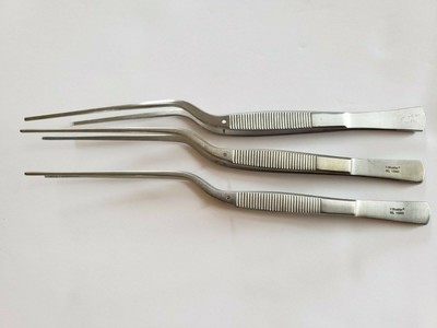 Lot Of 3 V. Mueller Surgical Cushing Insulated Bayonet Forceps NL1560 ...