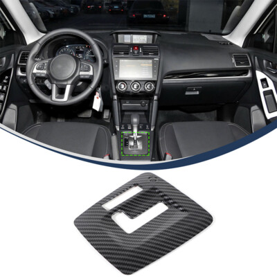 Carbon Fiber ABS Gear Shift Tirm Cover Fits For Subaru Forester 13-18 ...