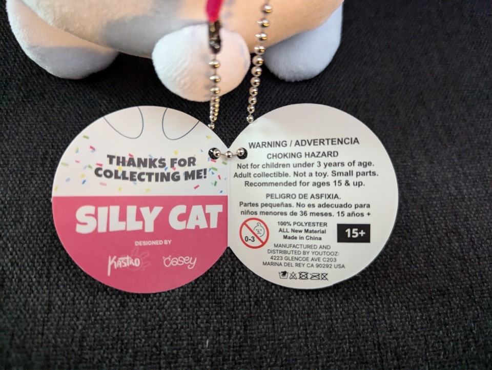 BasiiLeaf Youtooz Silly Cat 9" Plush | Limited Release | Brand New and ...