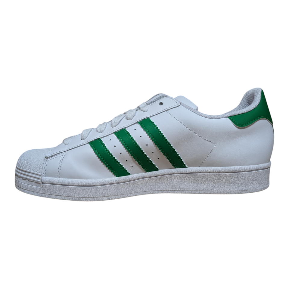 Adidas Men's Superstar Athletic Shoes - Cloud White/Green - US Sizes ...