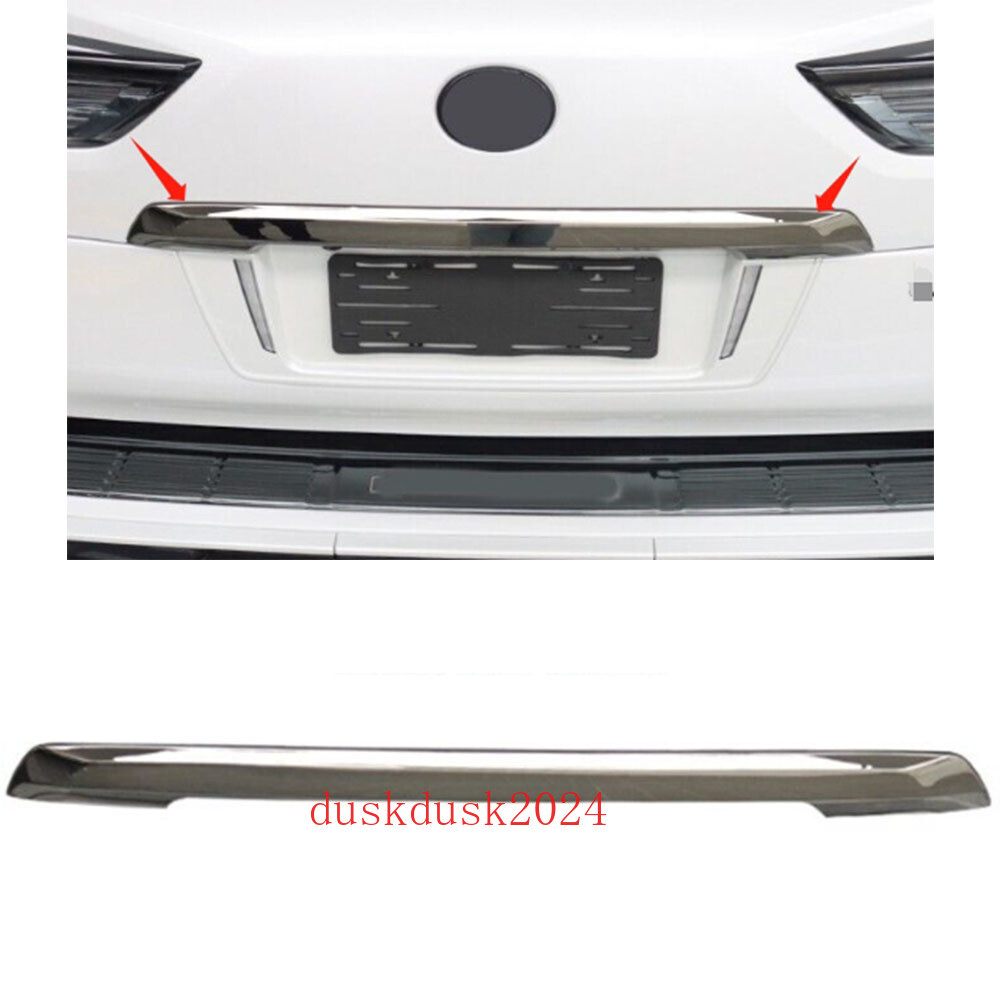 1Pc Silver&Black Chrome Tailgate Molding Trim For Lexus LX570 2016-2019 ...