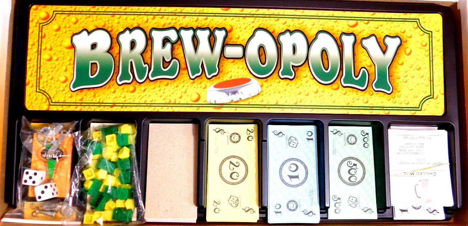 Brew-opoly Monopoly Style Board Game for Beer Lovers | eBay