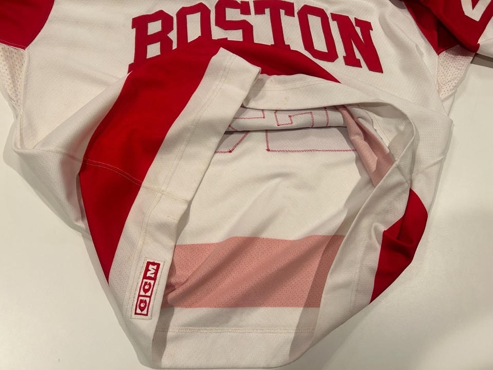 original circa early 2000's MARK MULLEN BU college hockey team GAME ...