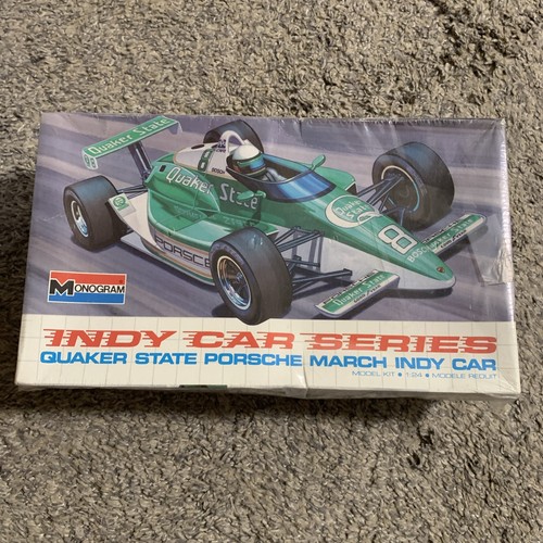 MISB 1990 Monogram 2913 Indy Car Series Quaker State Porsche March 1/24 ...