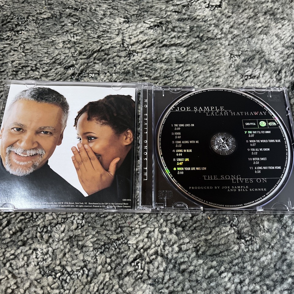 JOE SAMPLE & LALAH HATHAWAY - The Song Lives On (CD, 1999) Smooth Jazz ...