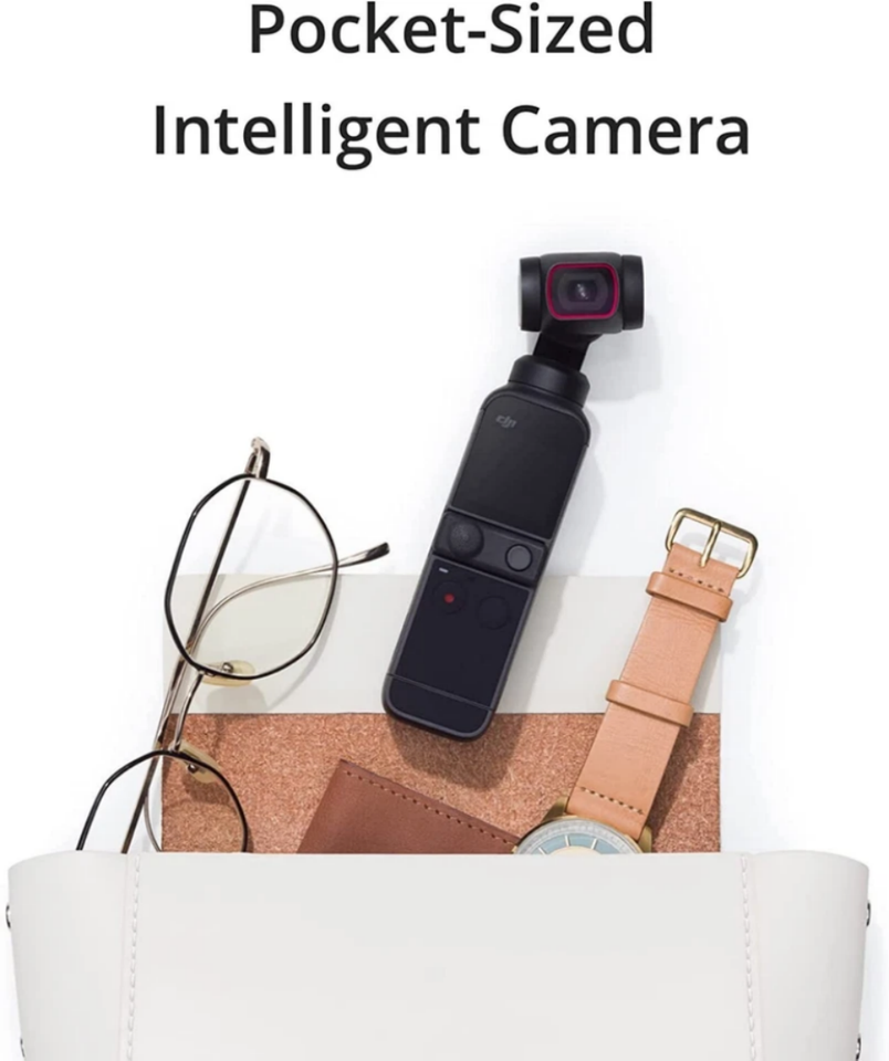 DJI Osmo Pocket 2 Handheld Gimbal - 4K Camera with 3-Axis Stabilization ...