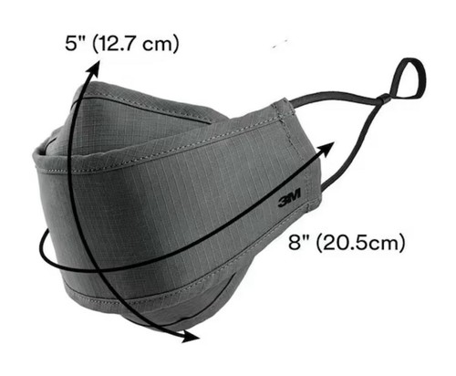 Brand New 3M Face Masks Heavy Duty Adjustable Reusable & Washable 10 ...