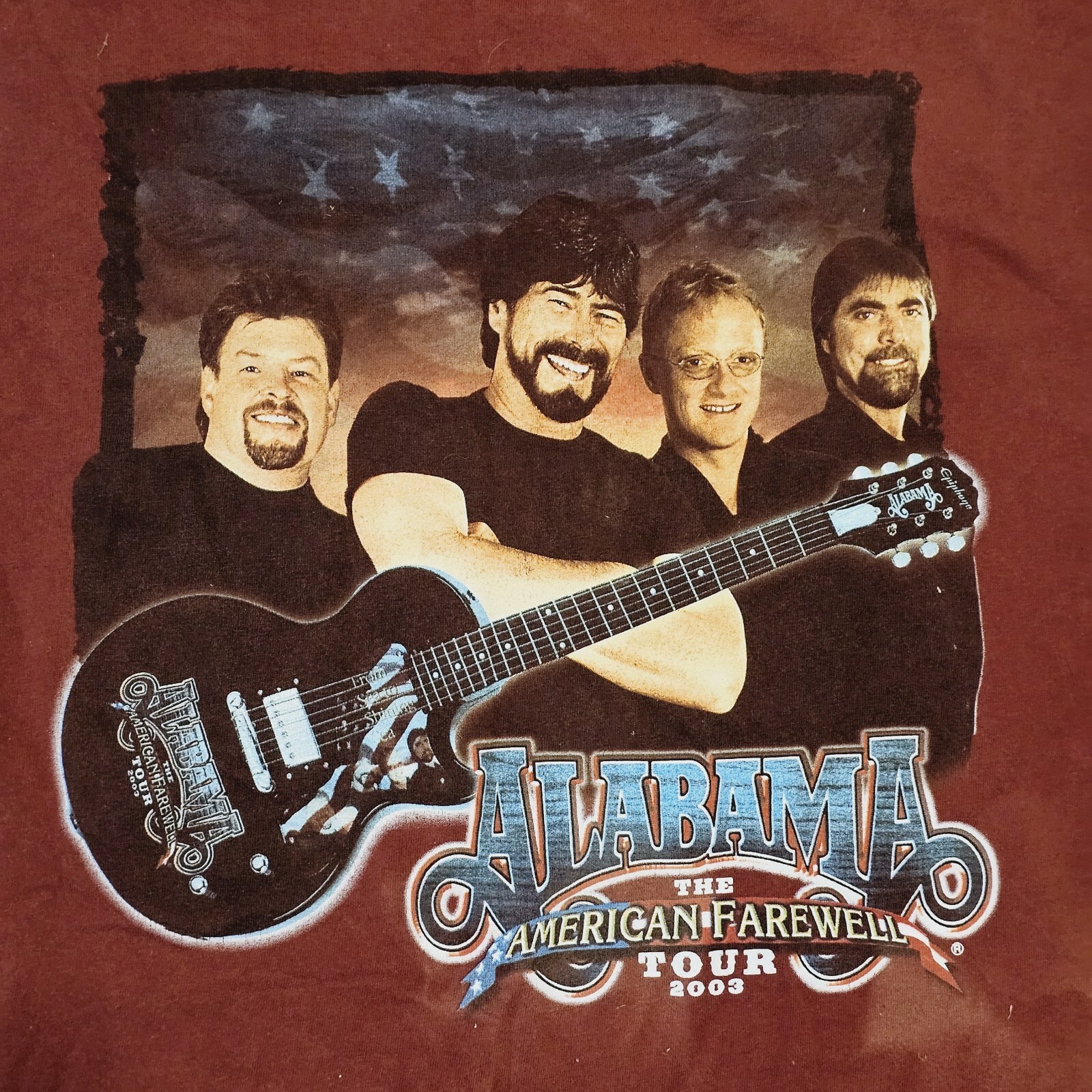 2004 Alabama The American Farewell Tour 2003 T-Shirt … - Gem