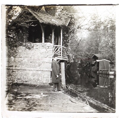France Landscape c1930 Photo Fuzzy Plate Glass Stereo Vintage VR16L26n1 ...