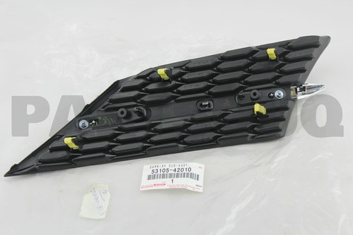 5310542010 Genuine Toyota GARNISH SUB-ASSY, RADIATOR GRILLE, RH 53105 ...