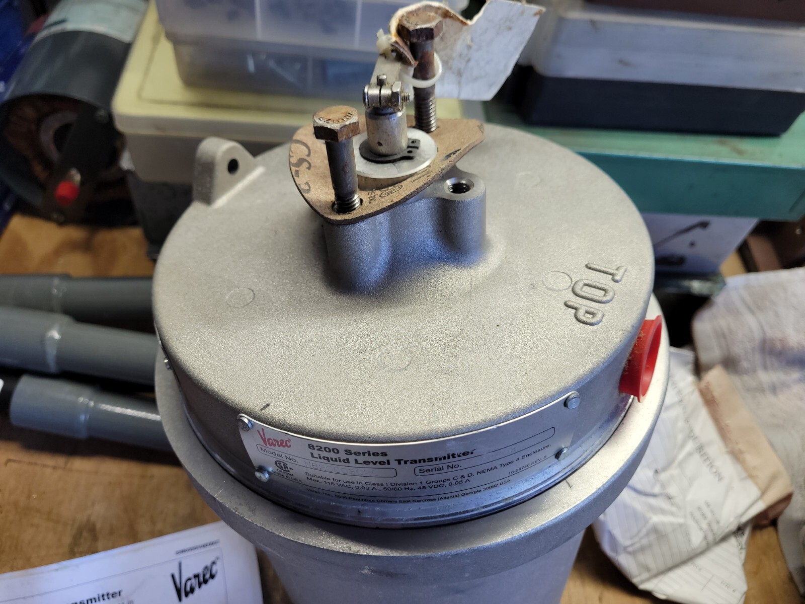 N820003020 VAREC 8200 Current Output Transmitter analog liquid level ...