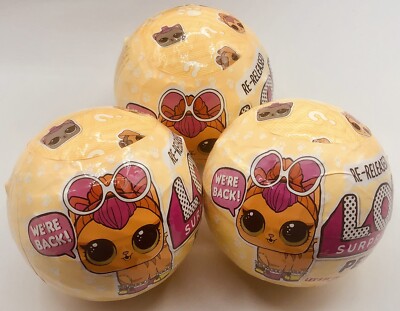 LOL Surprise Pack Of (3) MGA Series 3 Pets Re-released Doll+Accesories ...