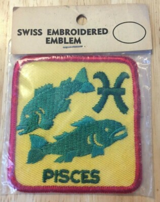 New Old Stock Pieces Embroidered Patch Vintage NIP Swiss Embroidered ...