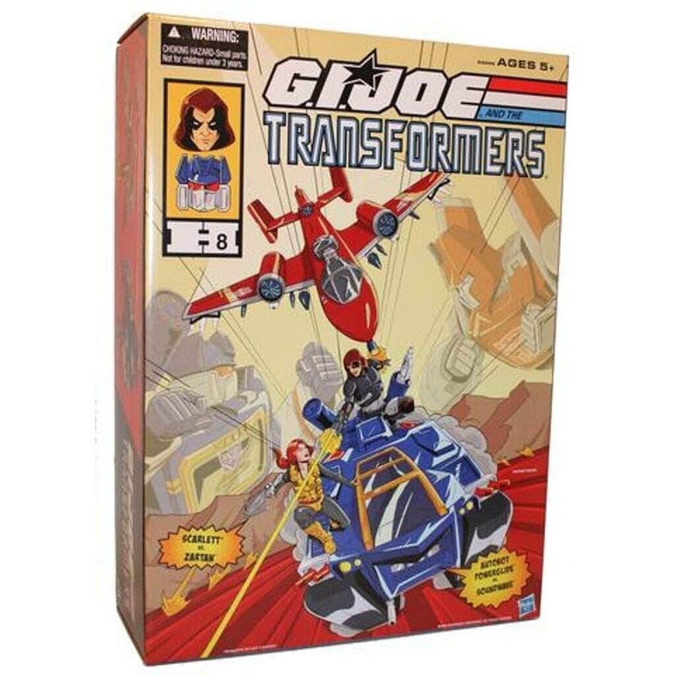 2016 SDCC Exclusive GI.Joe Transformers Soundwave & Powerglide Hasbro ...
