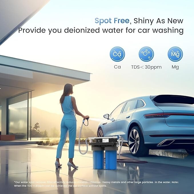 Waterdrop Spotless Car Wash System with Resin, Spot Free,No Towel ...