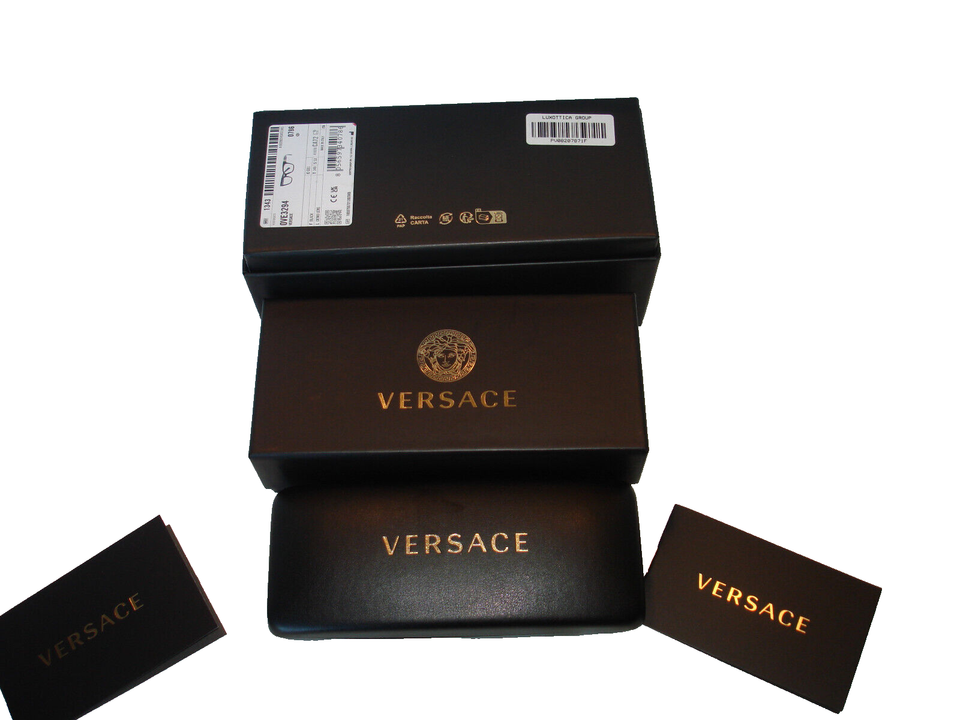Versace Sunglass Hard Case with Two Versace Gift Boxes Certificates and ...