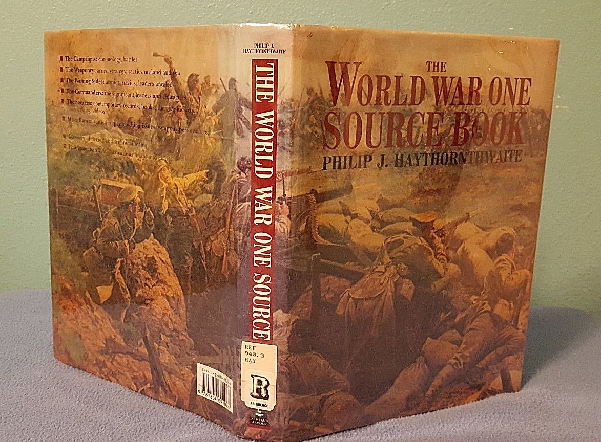 The World War I Source Book Military history Haythornthwaite Hardcover ...